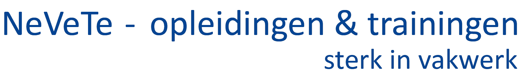 Examen verkeersregelaar - NeVeTe - opleidingen & trainingen